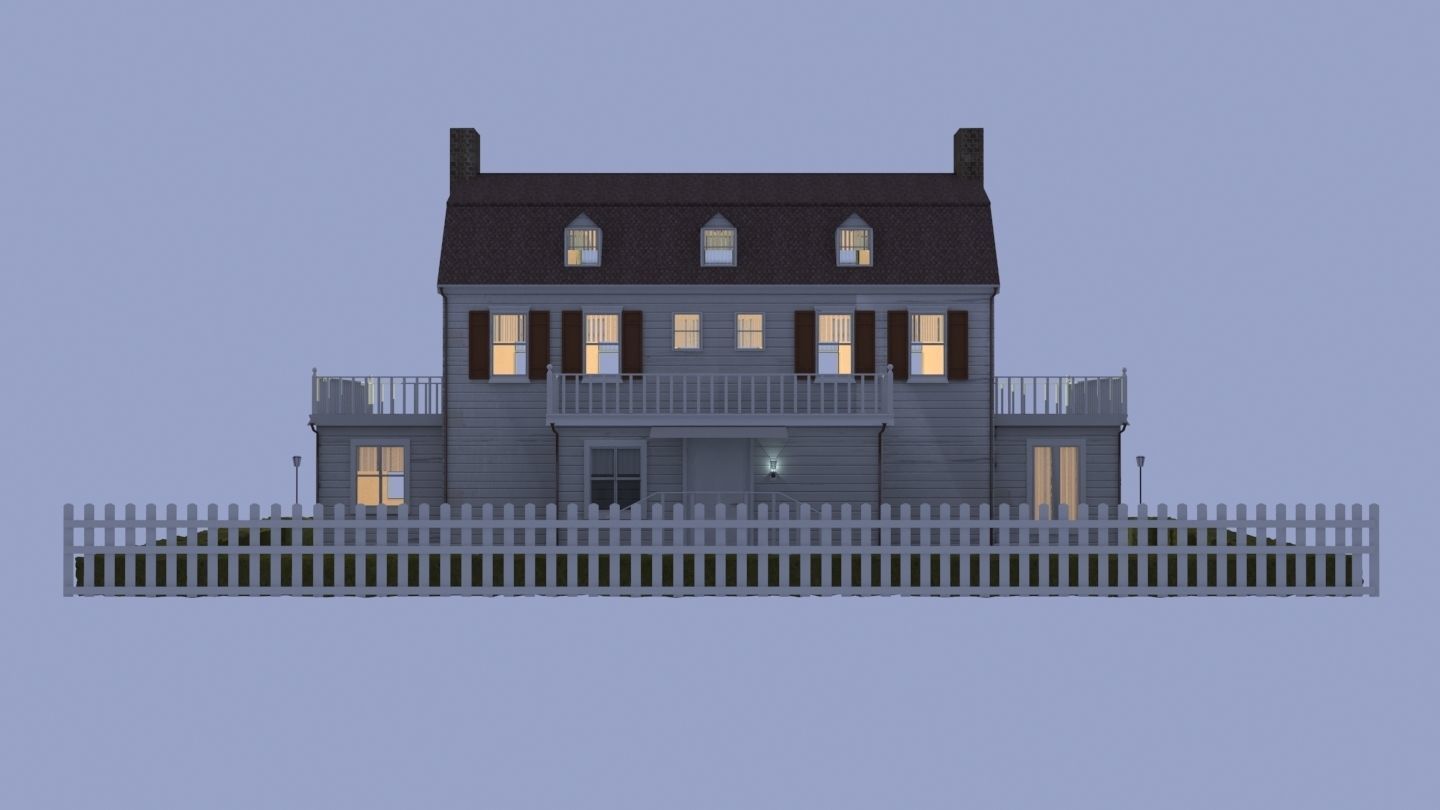 Amityvilles horror house from scary movie 3D model | CGTrader