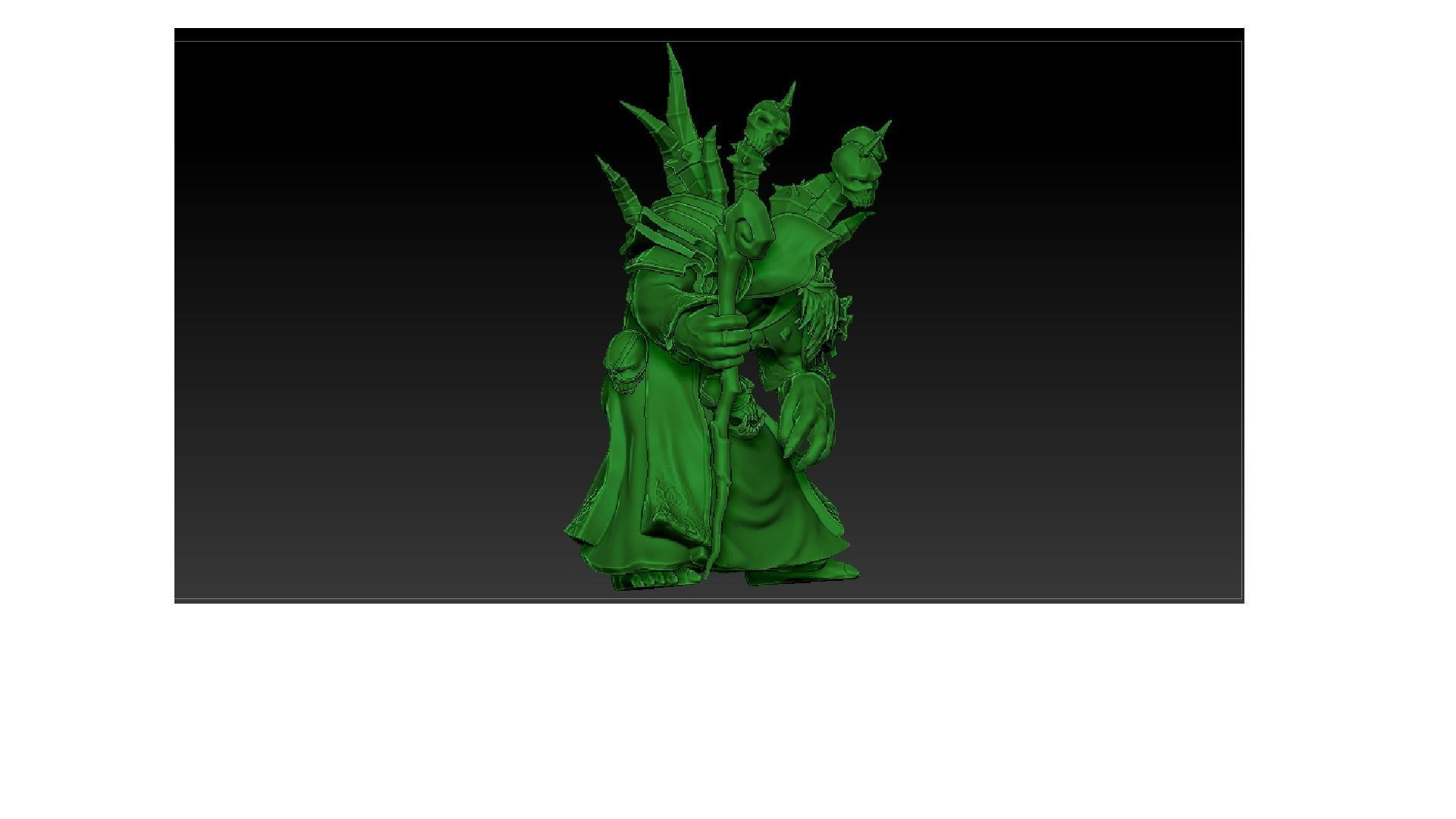 Warcraft monster guldan ork 3D model | CGTrader