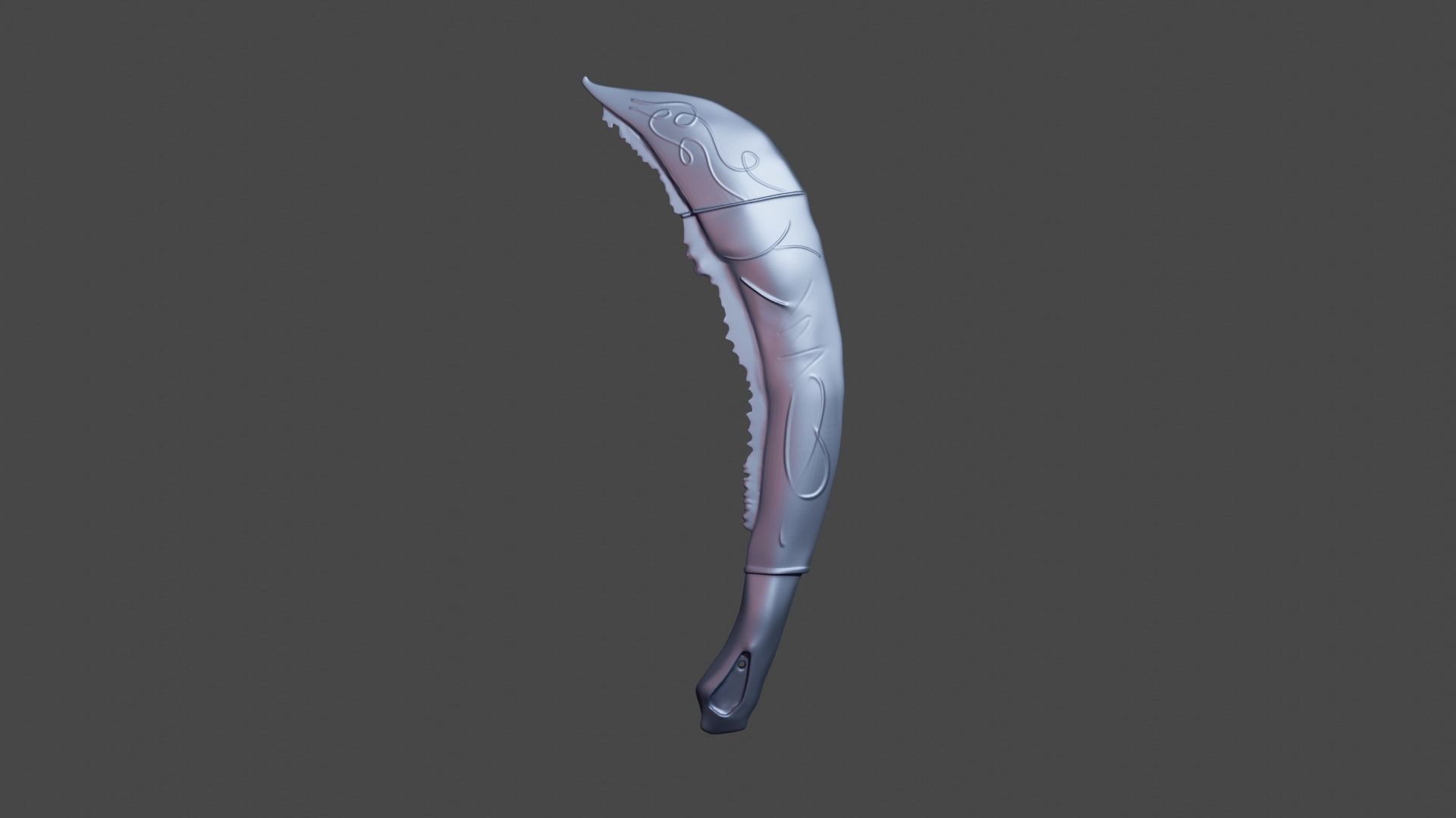 Sickle Teeth Tool 3D model 3D printable | CGTrader