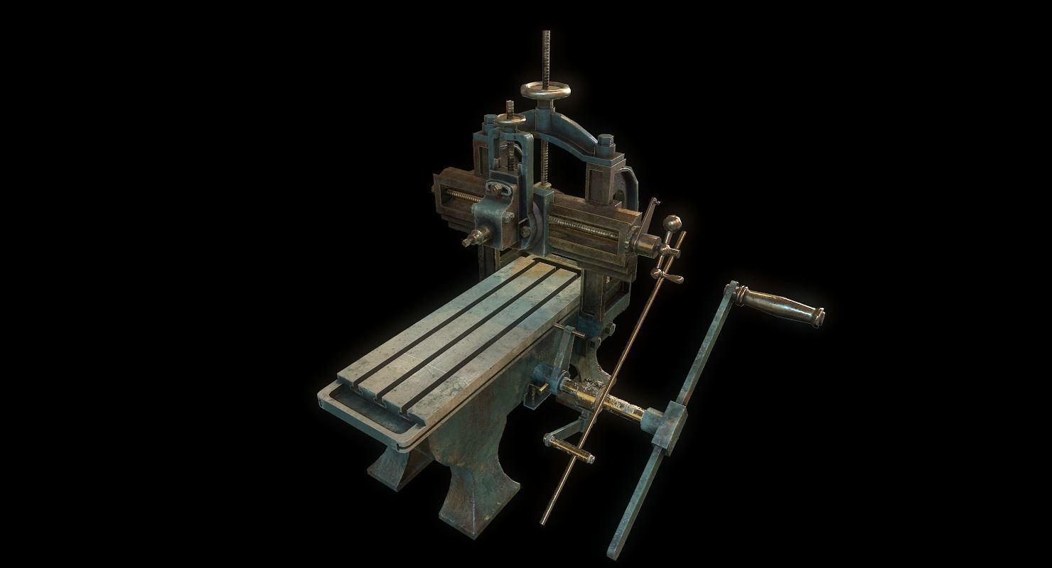 3D model Planer Metalworking WWII VR / AR / low-poly | CGTrader