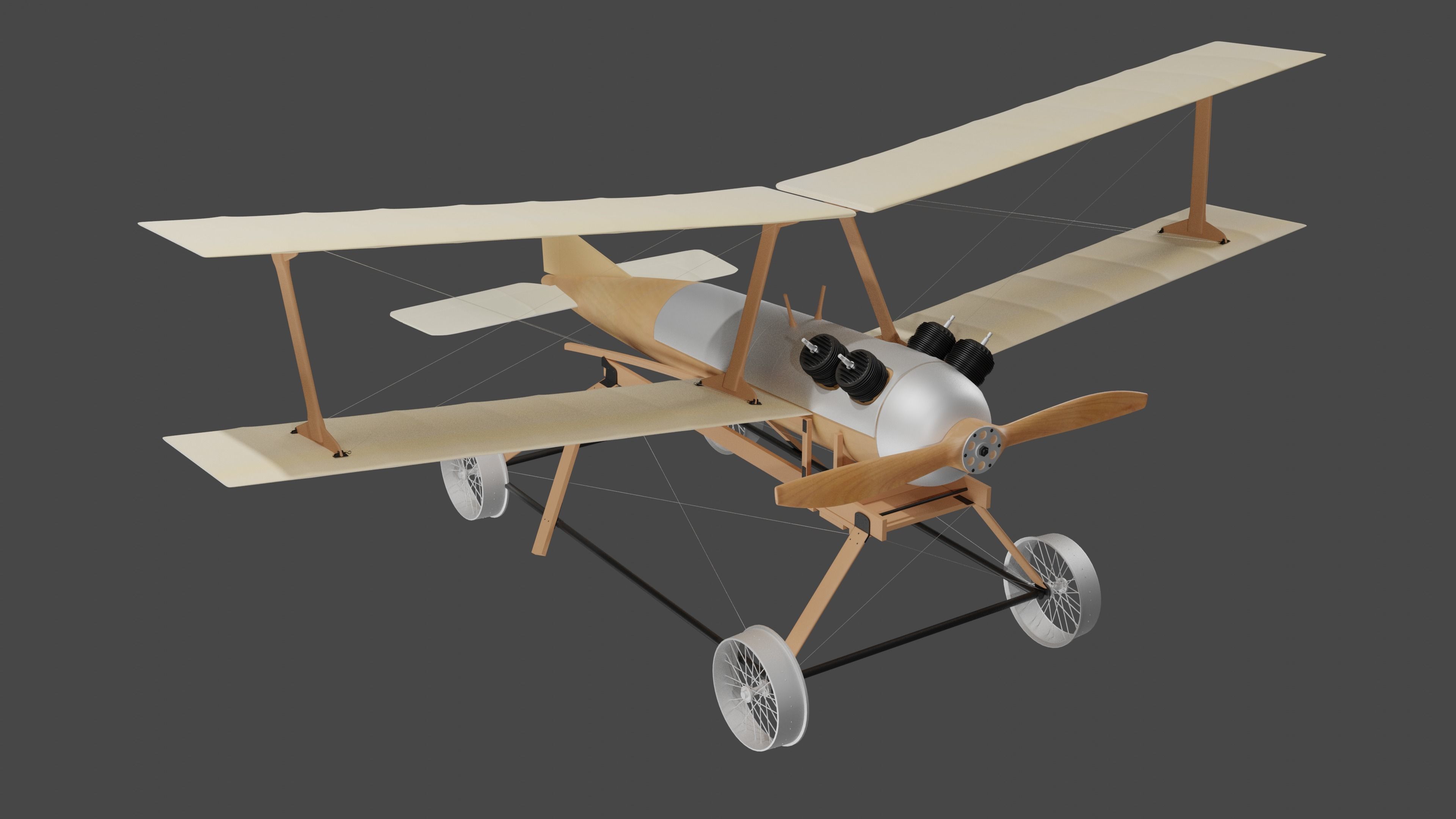 Kettering Bug - Forerunner to the Cruise Missile 3D model | CGTrader