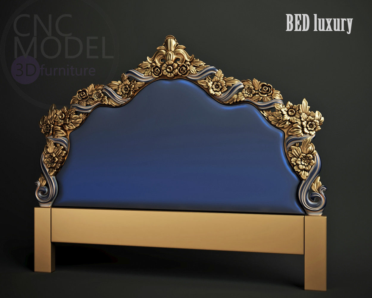 Bed Luxury 3D model | CGTrader