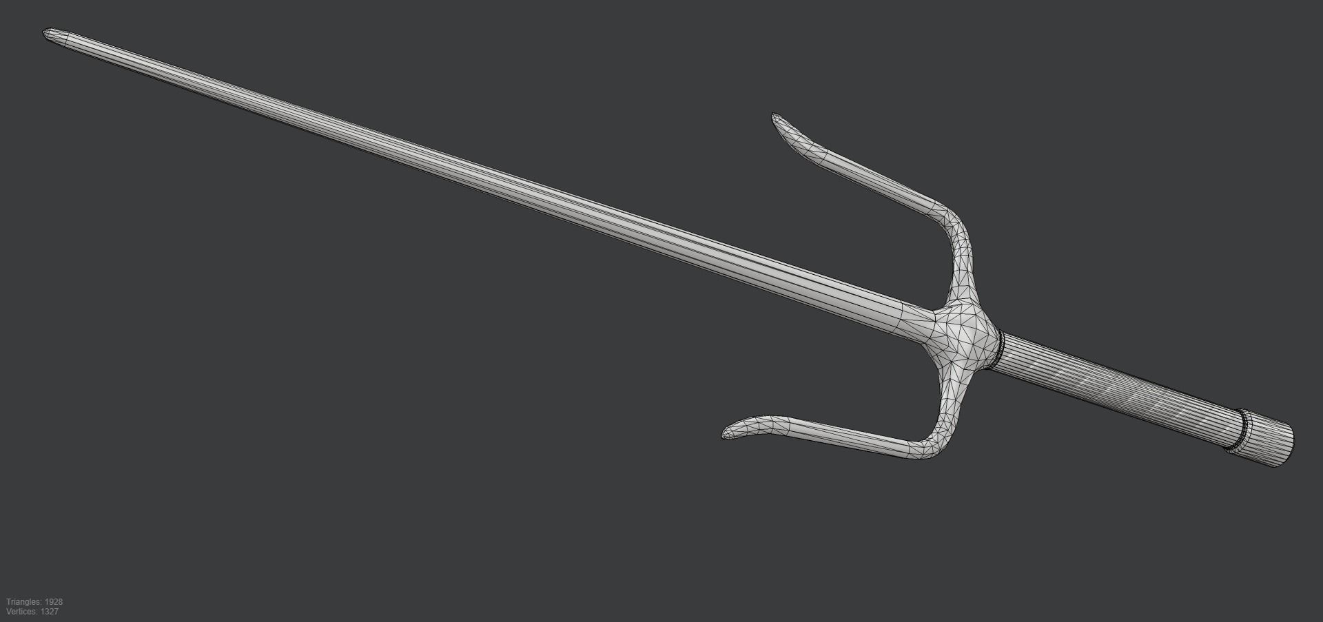 Sai Dagger Textured free VR / AR / low-poly 3D model | CGTrader