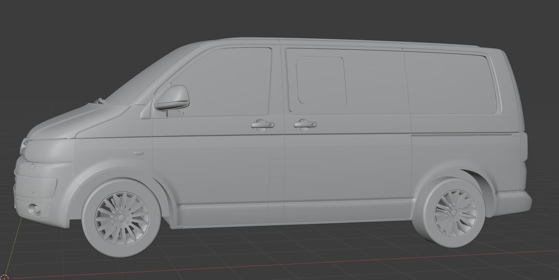 VW multivan 3D model | CGTrader