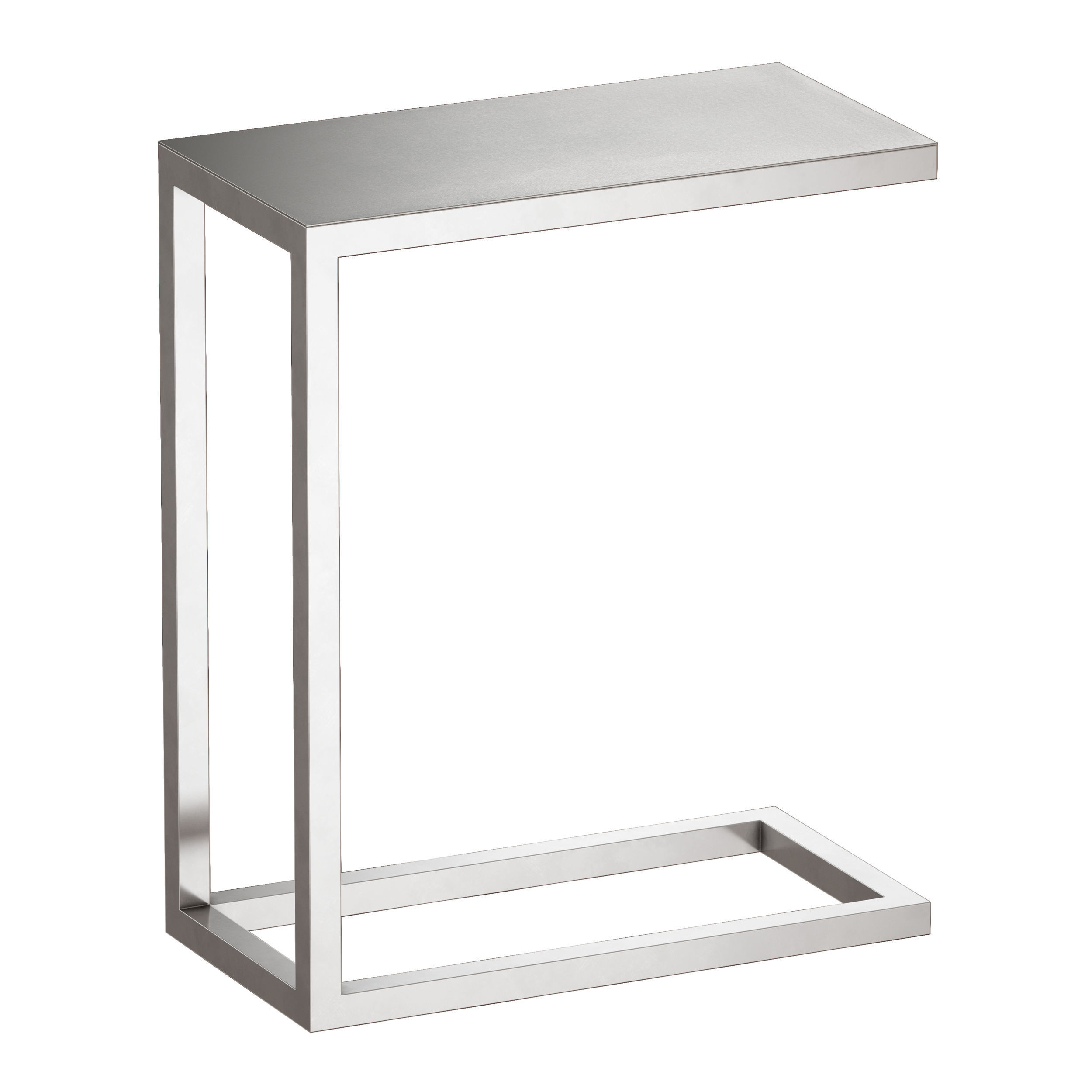Era Stainless Steel C Table Crate and Barrel 3D | CGTrader
