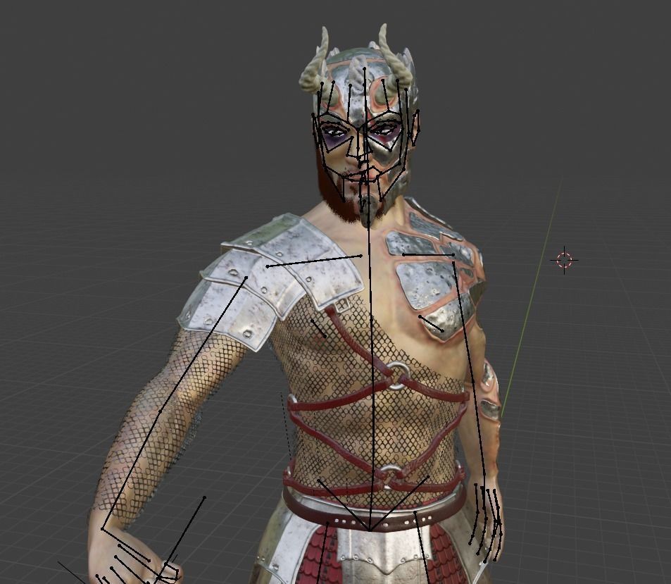 The inquisitor Corrupted Warrior 3D model rigged | CGTrader
