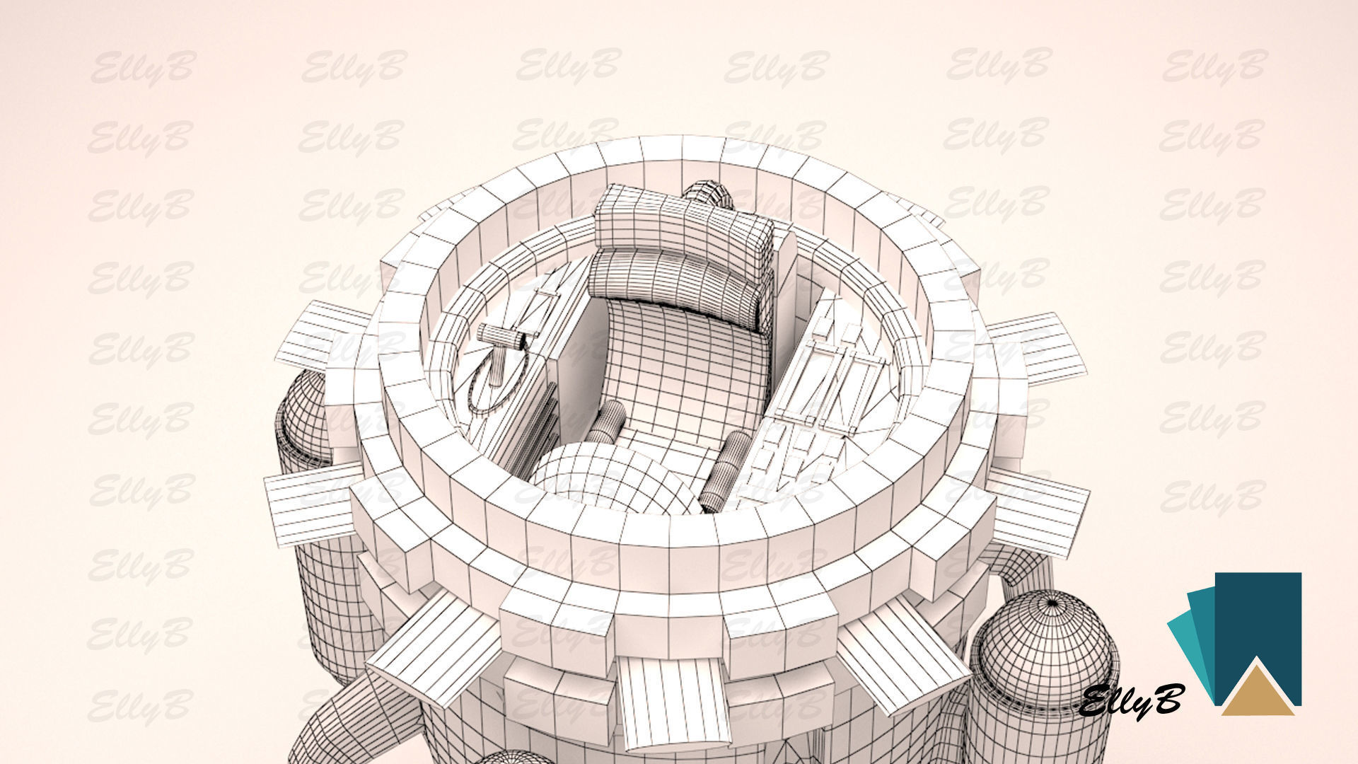 Time Machine clean version 3D model | CGTrader