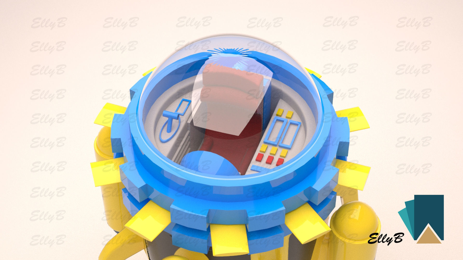 Time Machine clean version 3D model | CGTrader