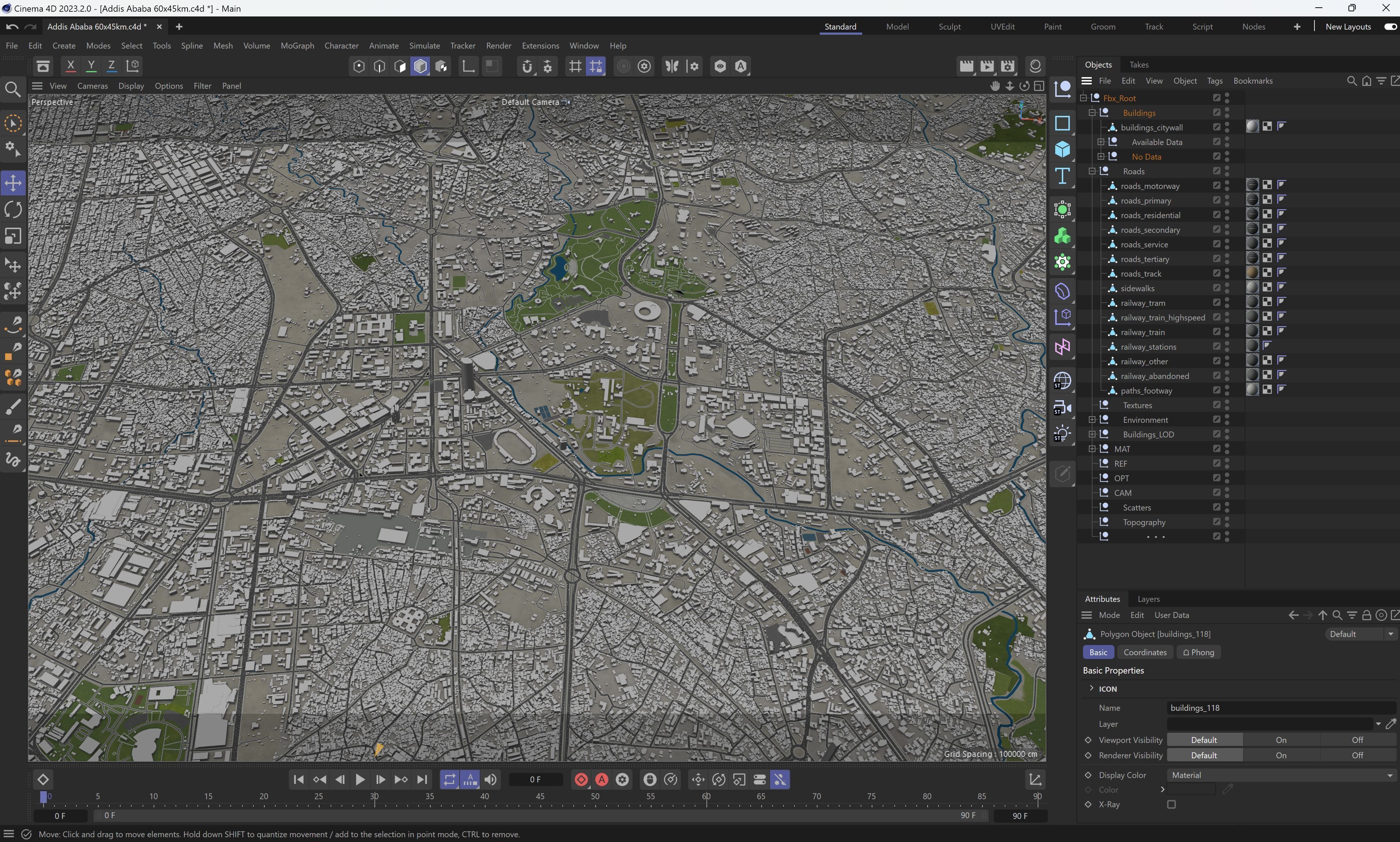 3D model Addis Ababa - 3D City Model VR / AR / low-poly | CGTrader