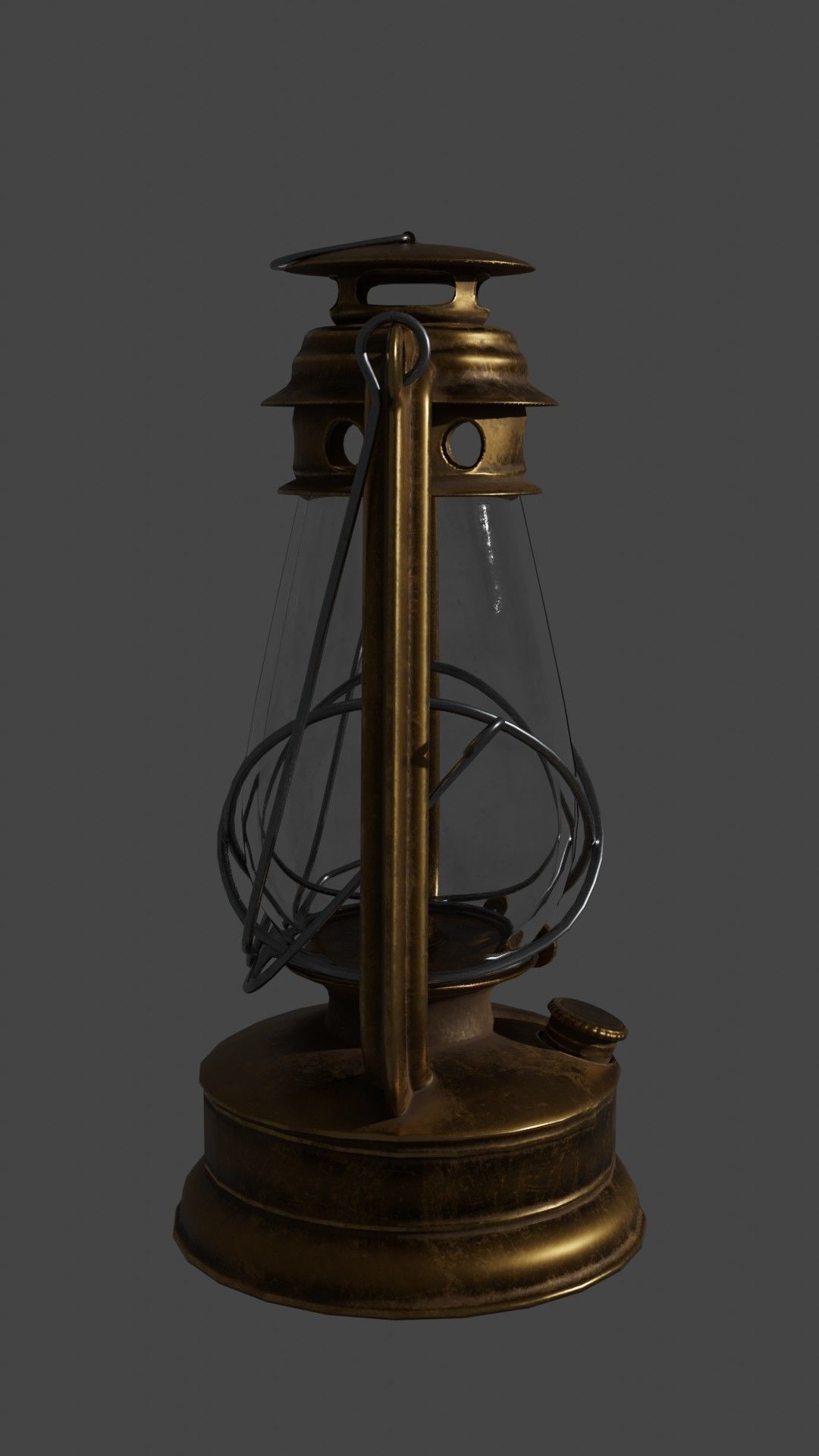 3D model Oil lantern VR / AR / low-poly rigged | CGTrader
