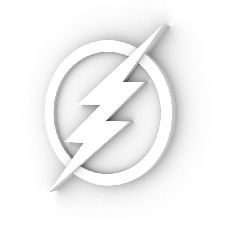 Flash logo 3D 3D model | CGTrader