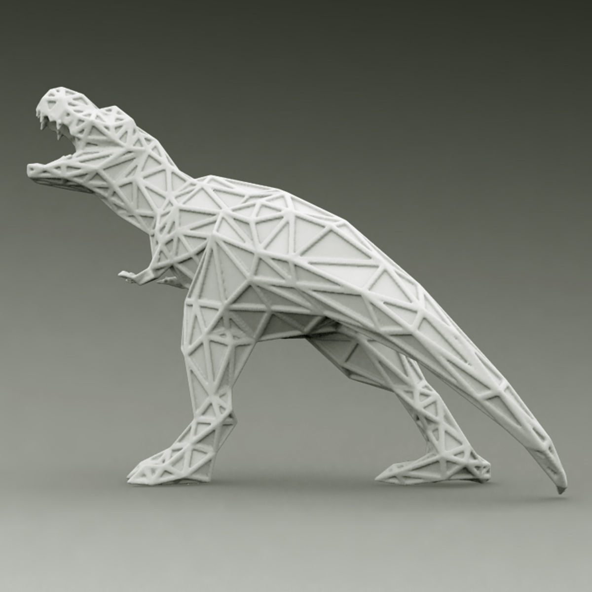 3D PRINTED MODEL T-REX -Line-surface-style 3D model 3D printable | CGTrader