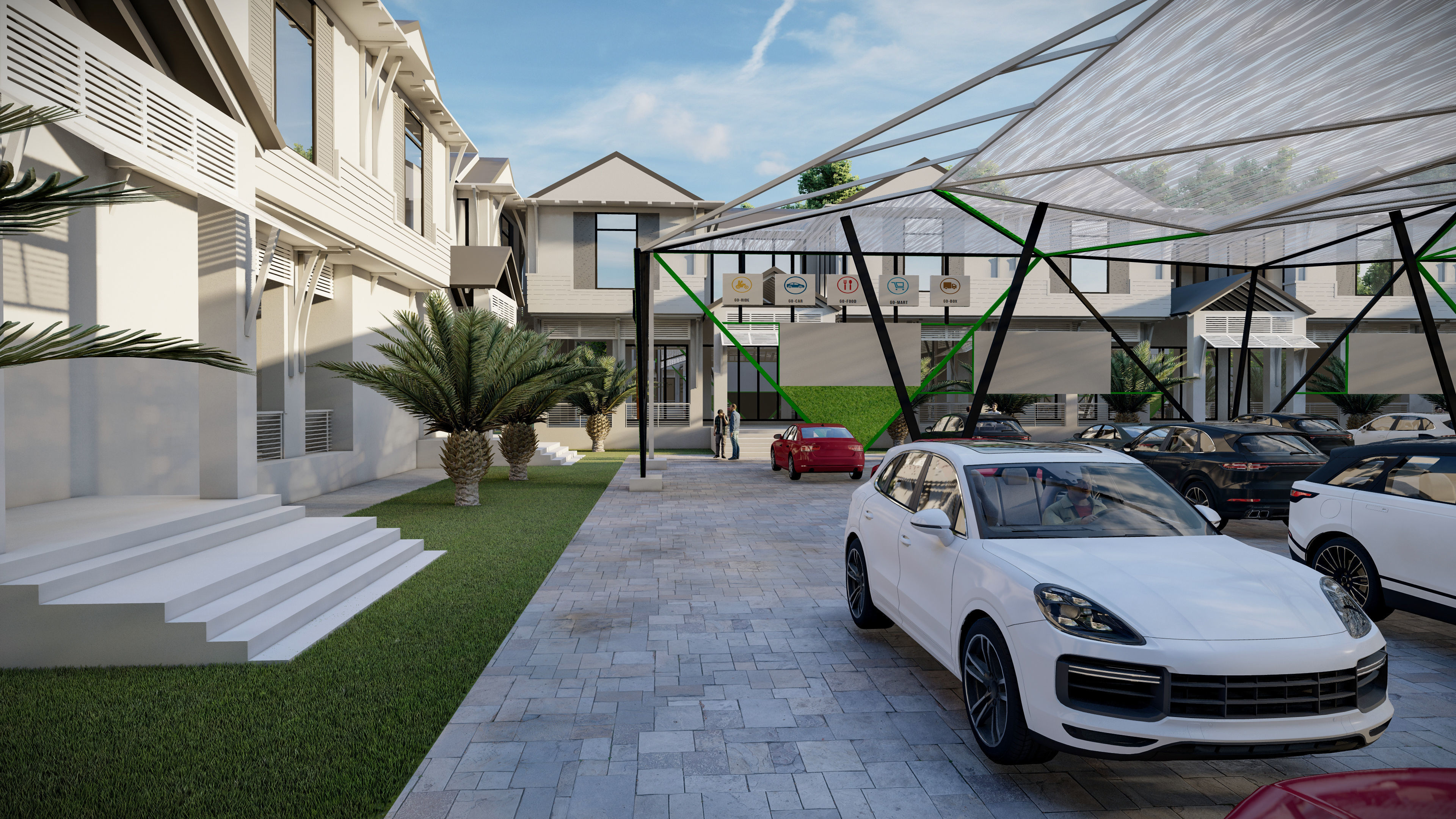 Master plan of housing apartments 3d model 3D model | CGTrader