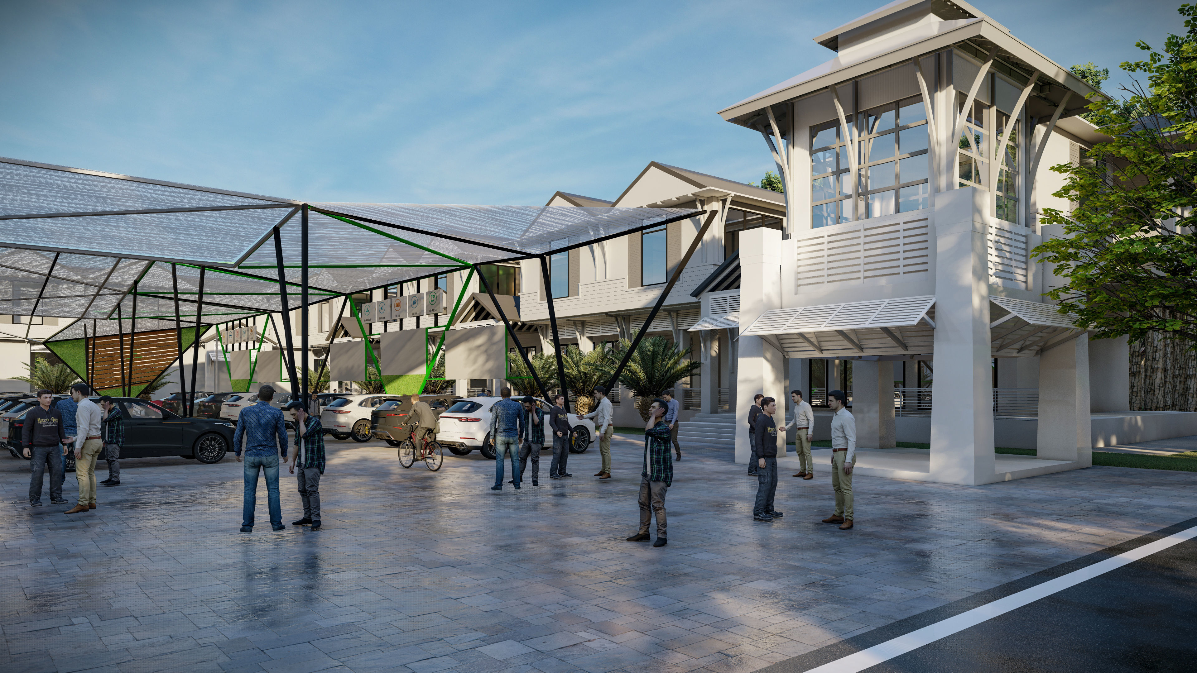 Master plan of housing apartments 3d model 3D model | CGTrader