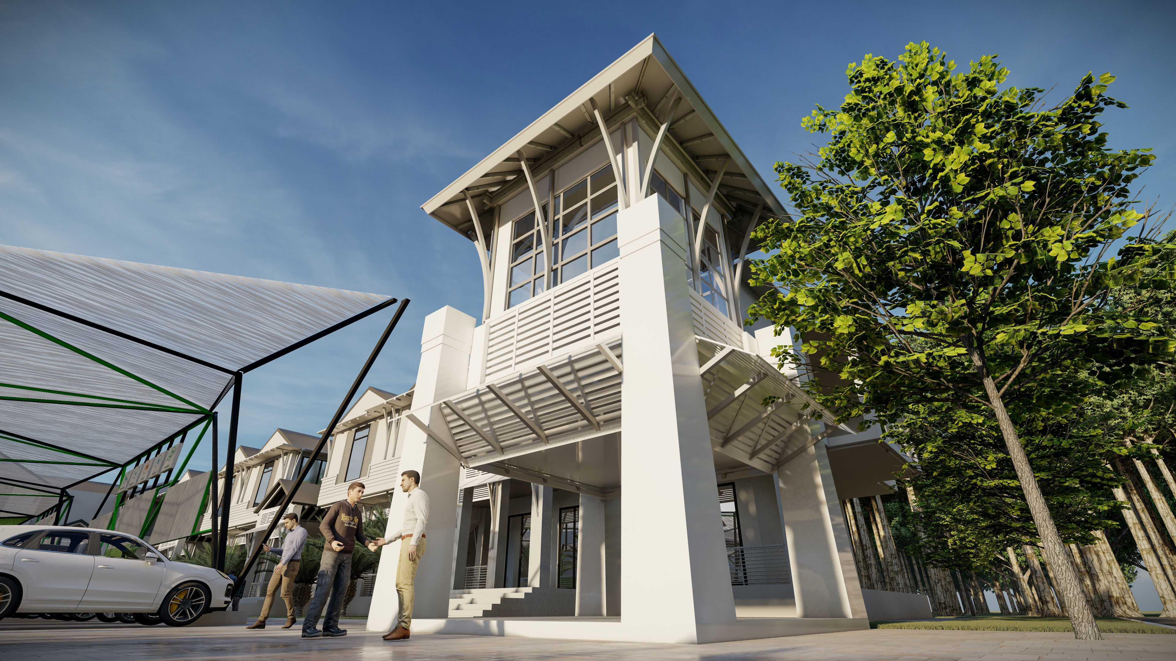 Master plan of housing apartments 3d model 3D model | CGTrader