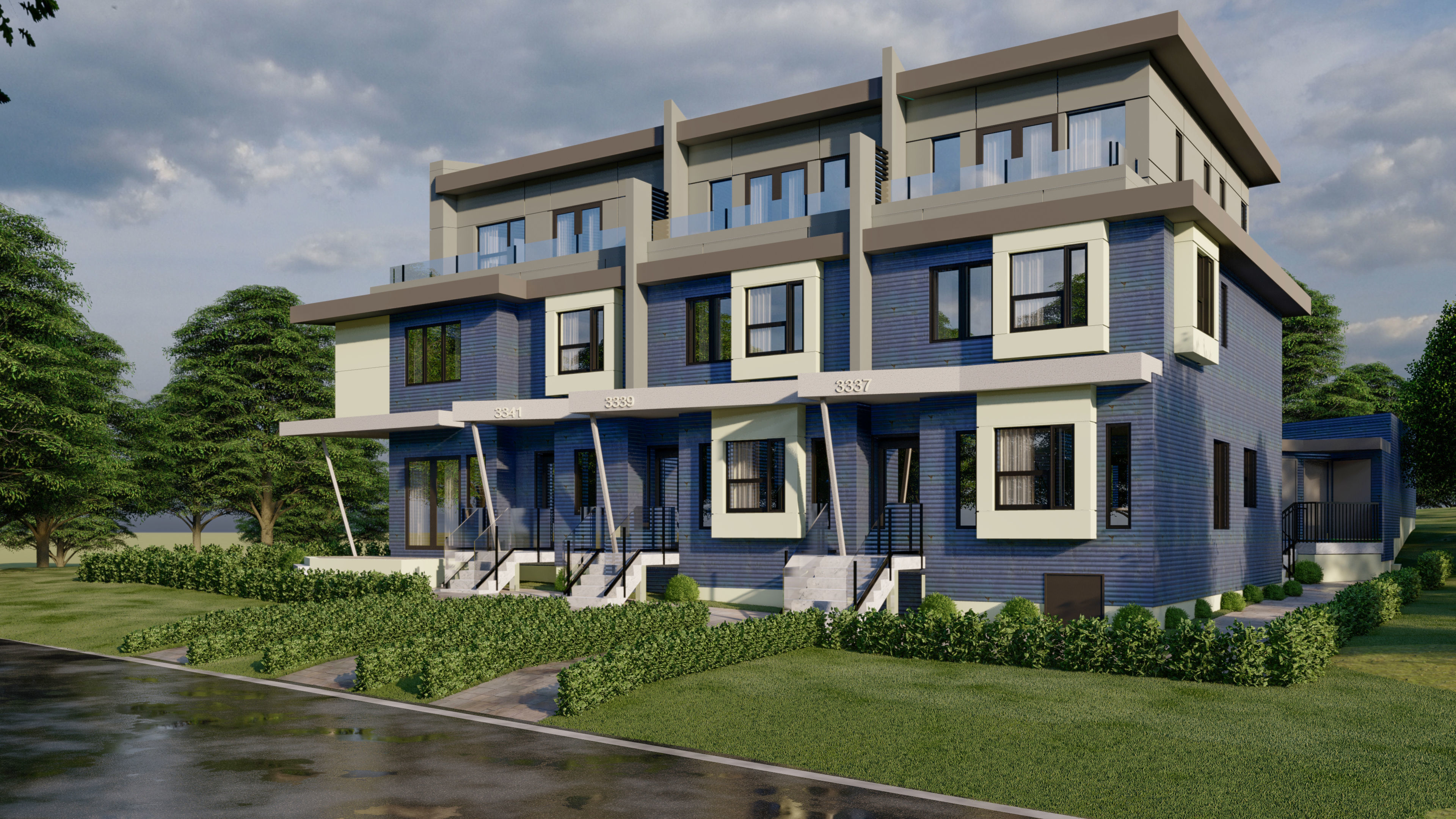 Apartment building 3d sketchup model 3D model | CGTrader
