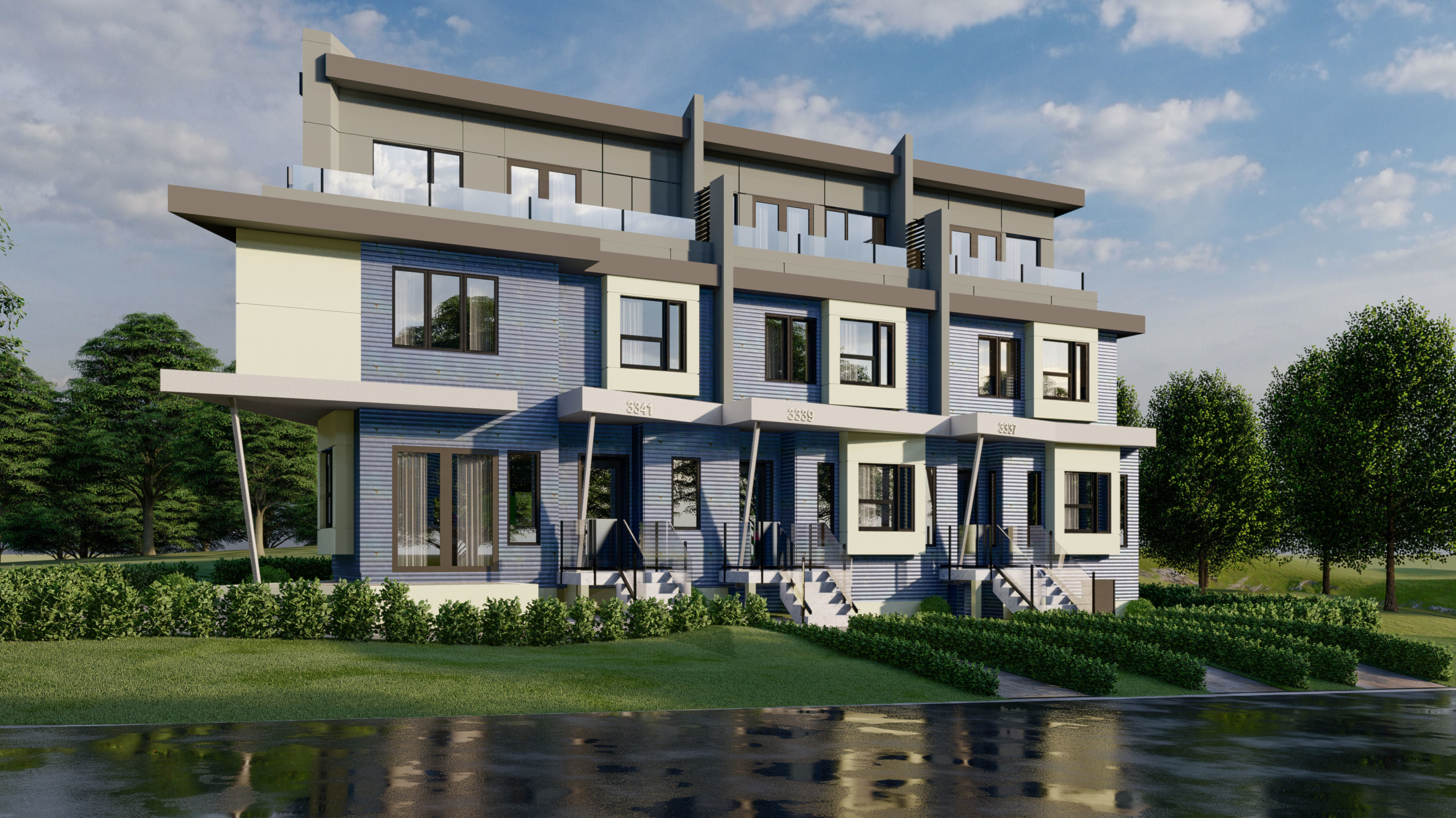 Apartment building 3d sketchup model 3D model | CGTrader