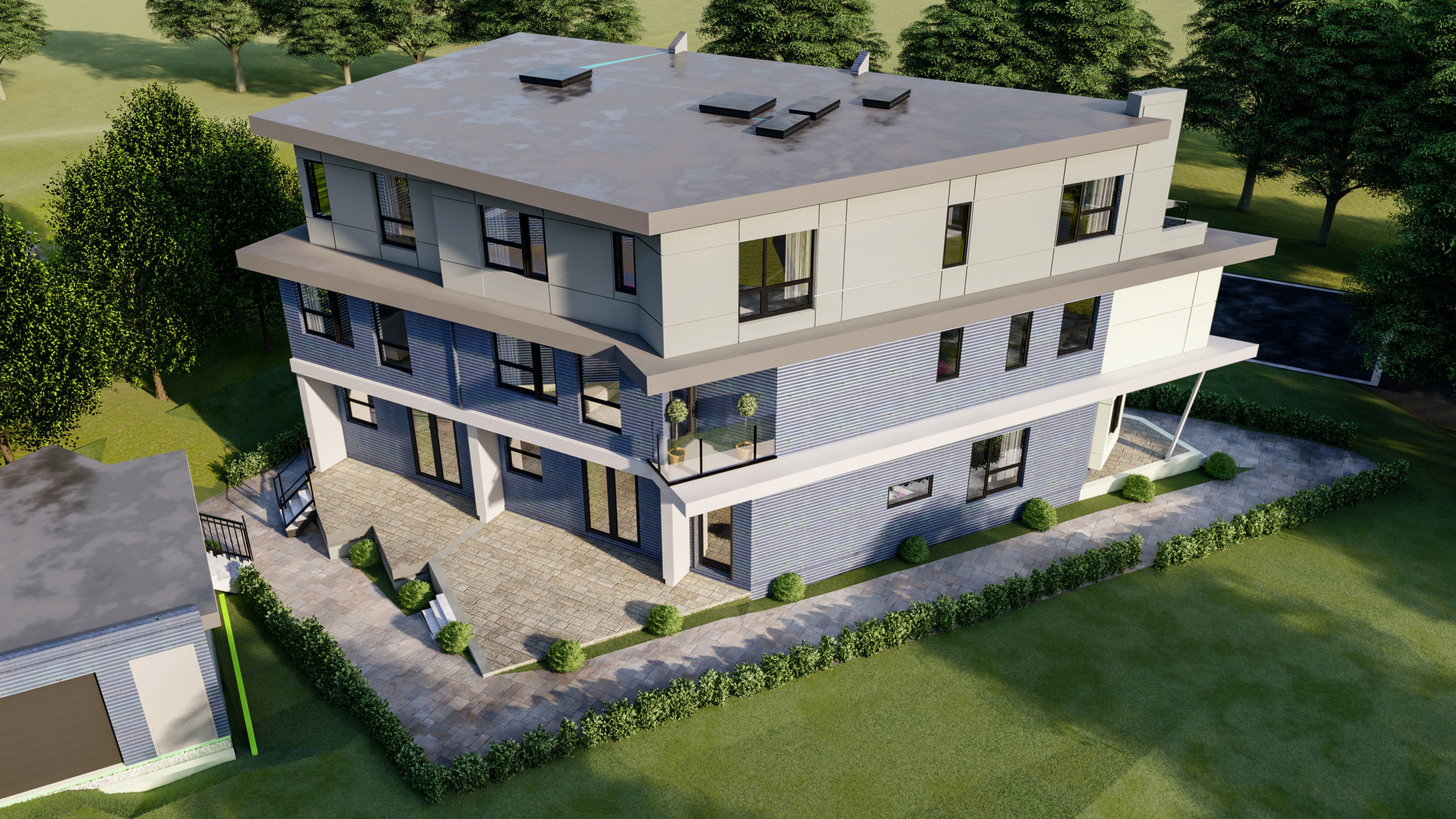 Apartment building 3d sketchup model 3D model | CGTrader