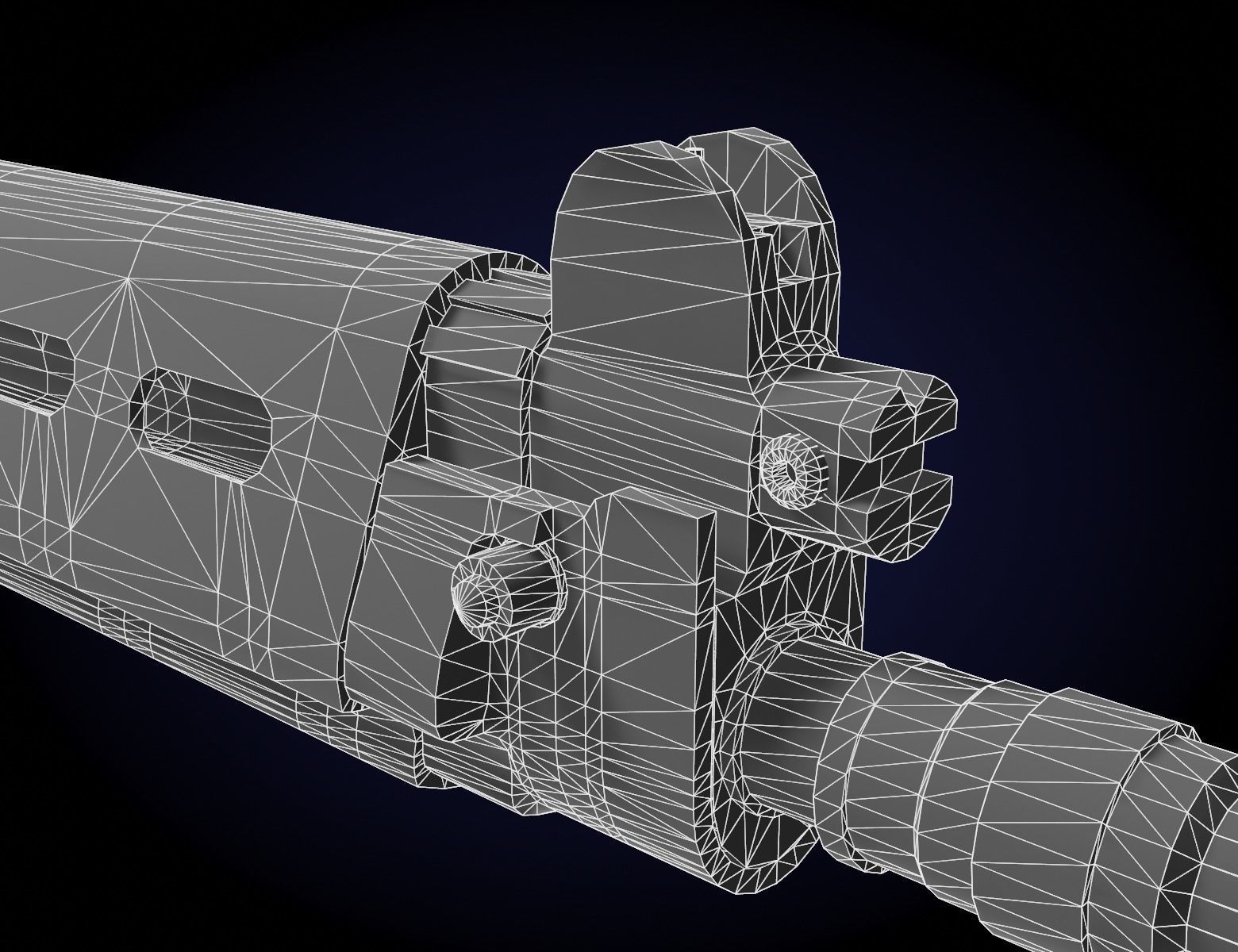 3D model FN FAL Model 50 61 VR / AR / low-poly | CGTrader