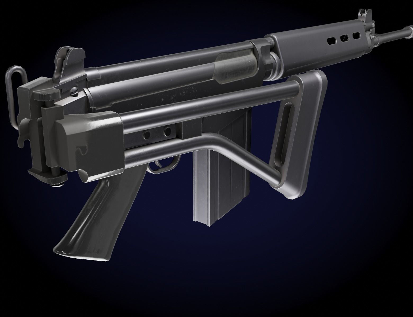 3D model FN FAL Model 50 61 VR / AR / low-poly | CGTrader