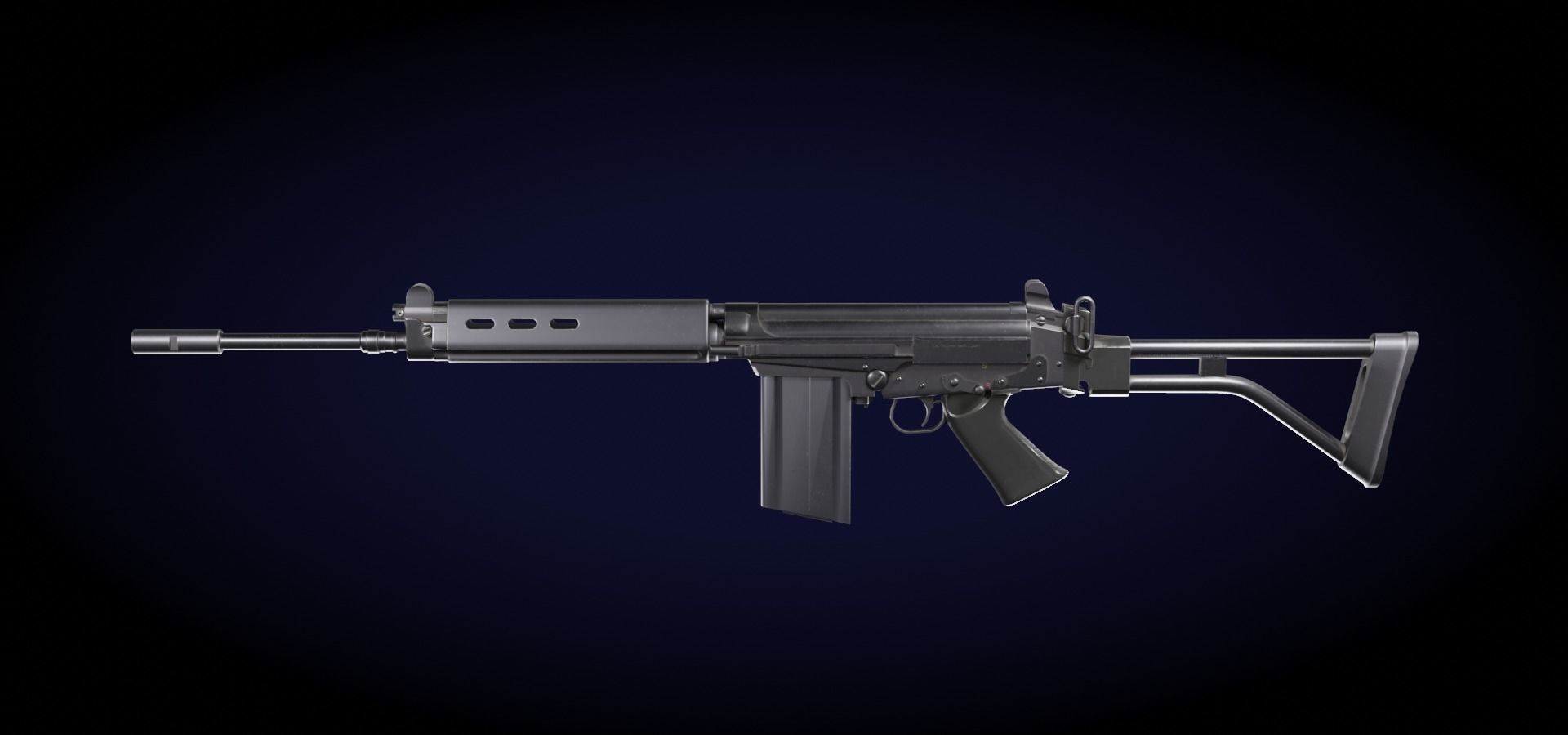 3D model FN FAL Model 50 61 VR / AR / low-poly | CGTrader