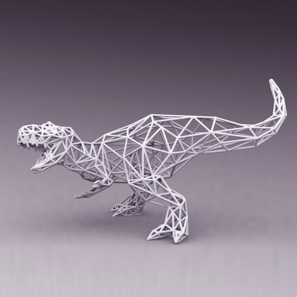3D PRINTED MODEL T-REX-LINE-CUTS-DESIGN 3D model 3D printable | CGTrader