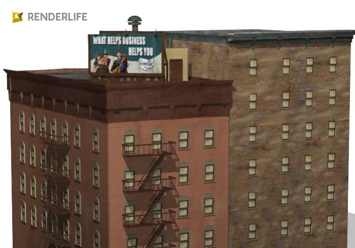 Tenement Block 2 3D model | CGTrader