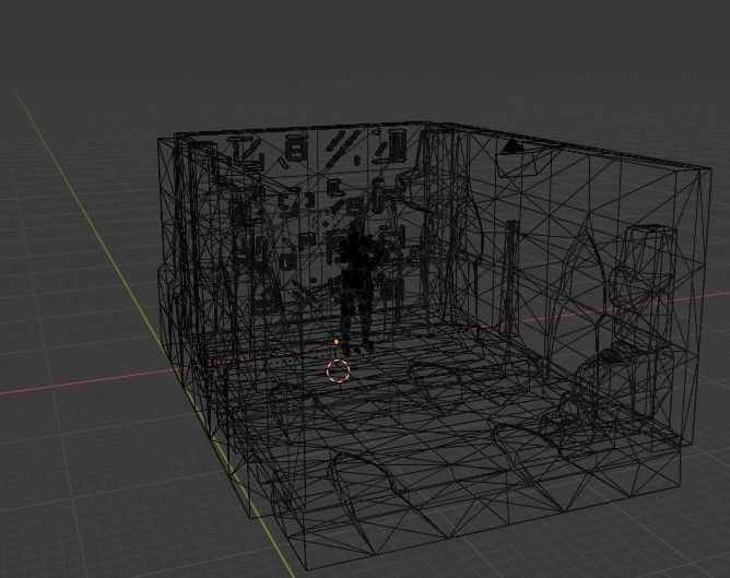 Black knight Fortnite in ruins scene Season3 blender file free VR / AR ...