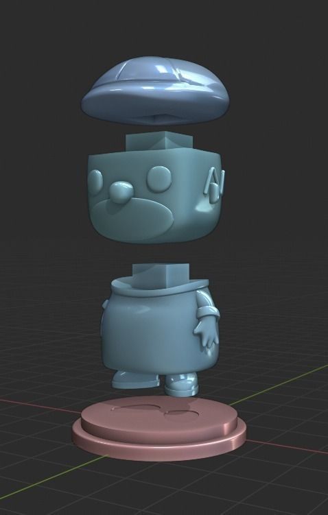 Big Head Fat Homer 3D model | CGTrader
