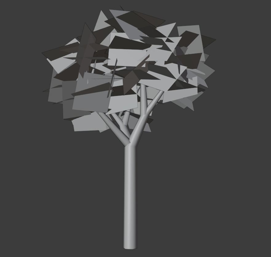 3D model Brazilian Cherry Locust Remodeled Jatoba PBR Lowpoly Tree VR ...