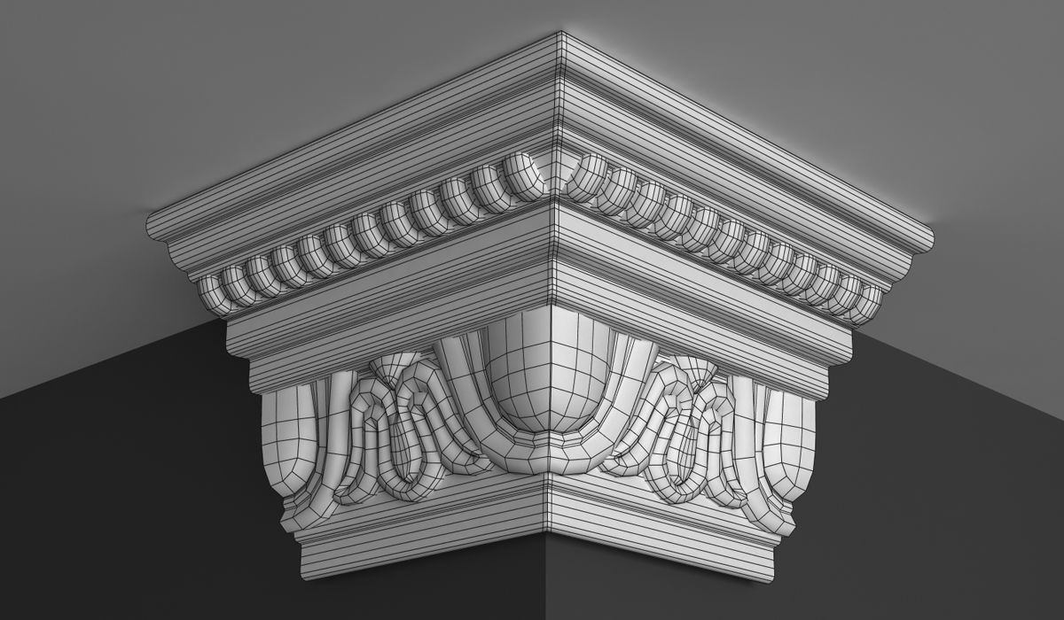 Cornice Moulding 3D model 3D model | CGTrader