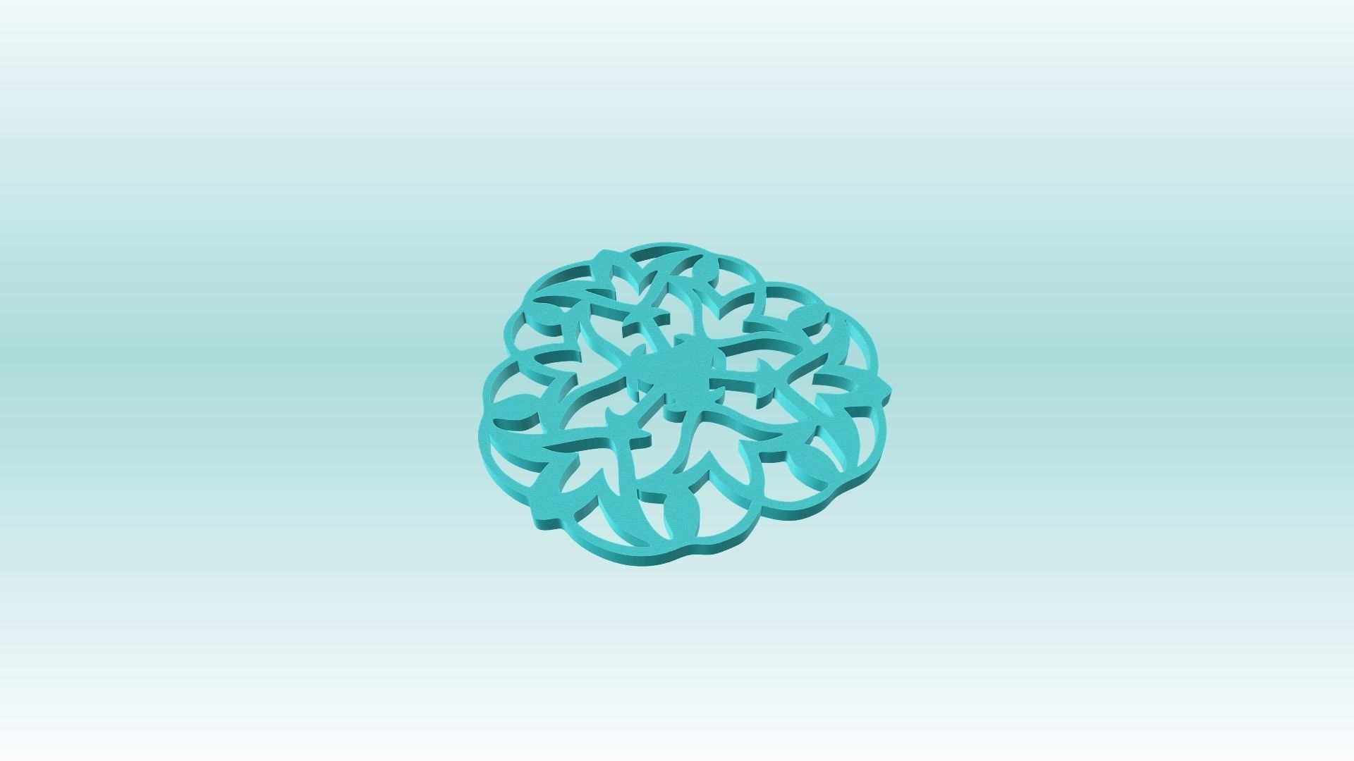 Christmas Snowflake 3D print model 3D model 3D printable | CGTrader