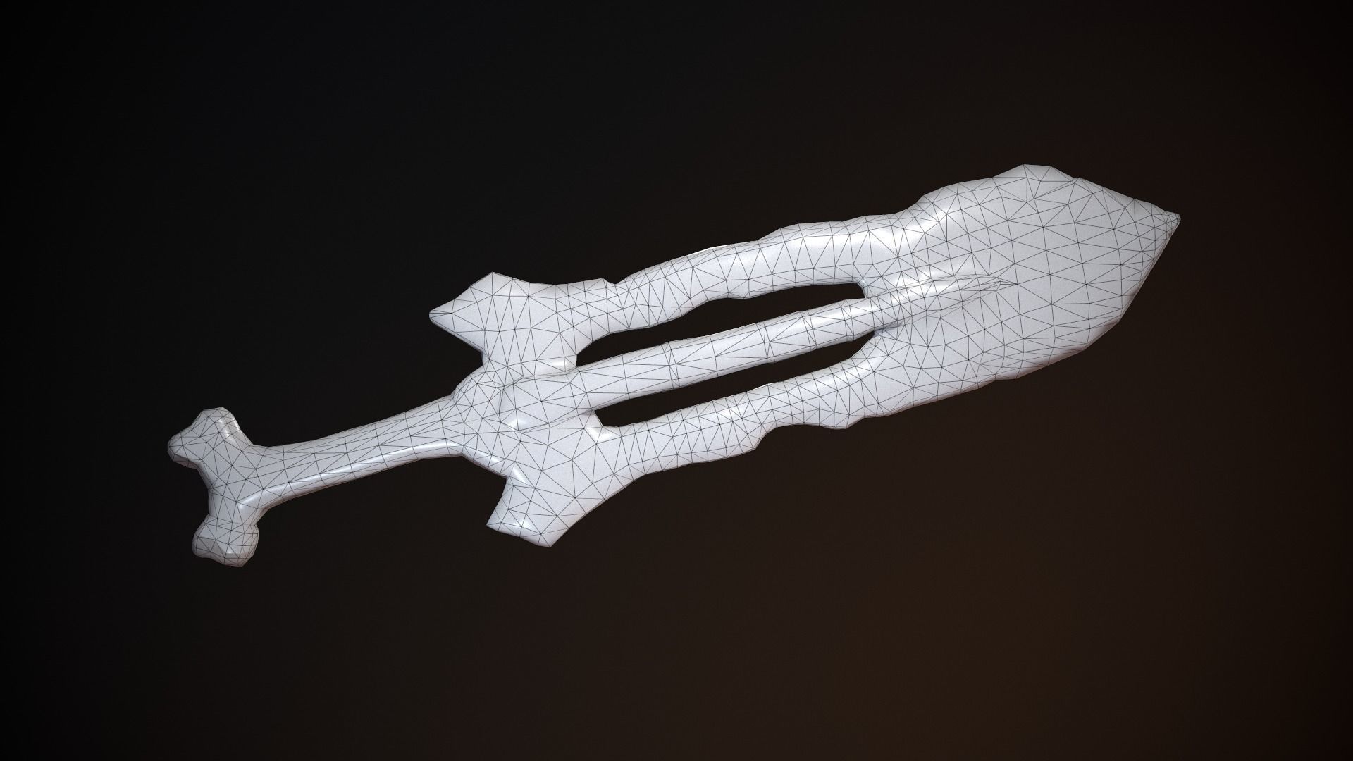 Bone sword free 3D model | CGTrader