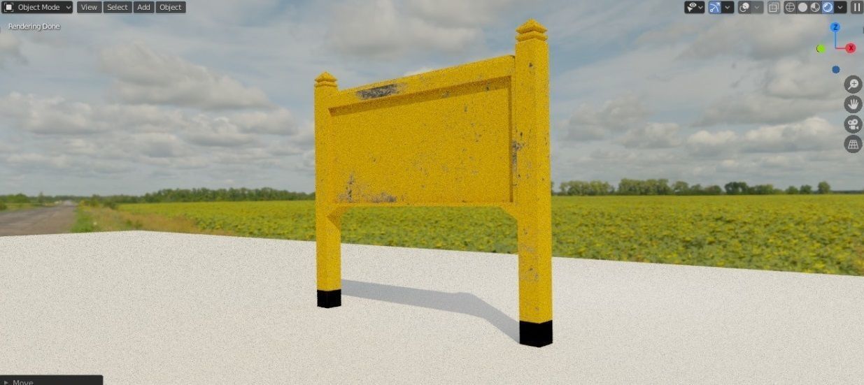 3D model Railways station boards VR / AR / low-poly | CGTrader