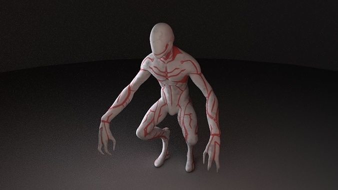 3D model Monster faceless VR / AR / low-poly | CGTrader