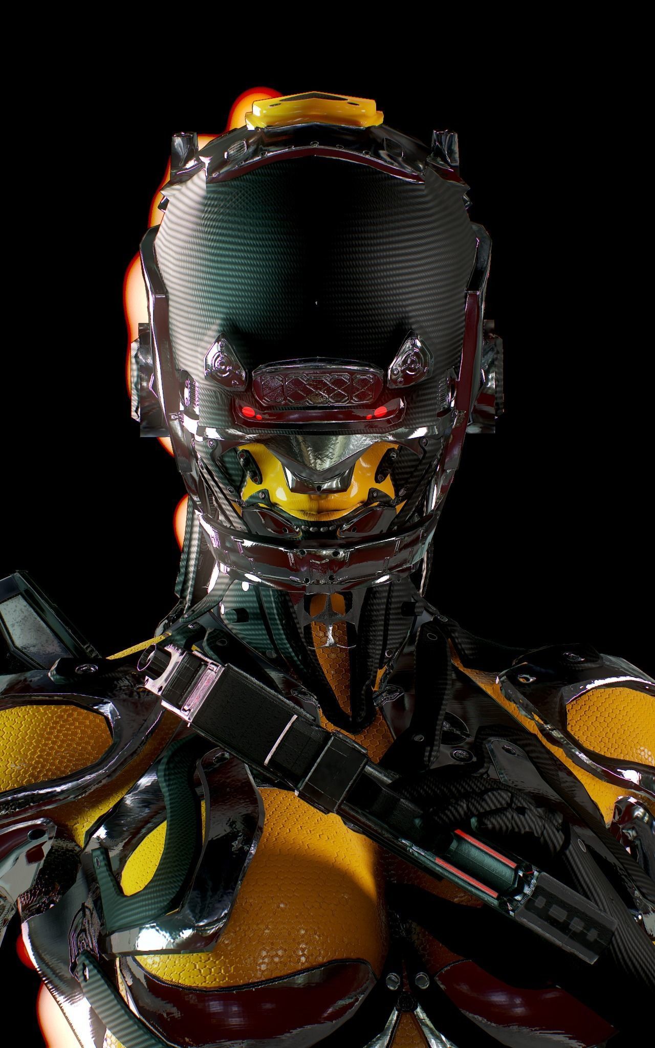 3D model Robot Girl Remake VR / AR / low-poly rigged | CGTrader