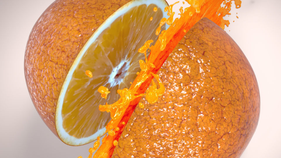 Orange Juice Explode Alembic Sequence 3D model rigged | CGTrader