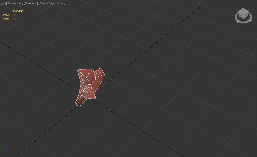 3D model Marigold flower VR / AR / low-poly | CGTrader