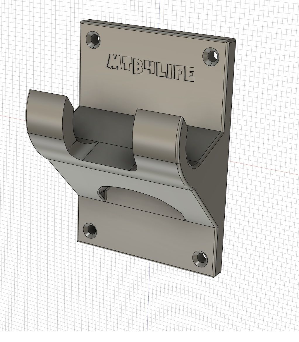 Mountain Bike Wall Mounts 3D model 3D printable | CGTrader