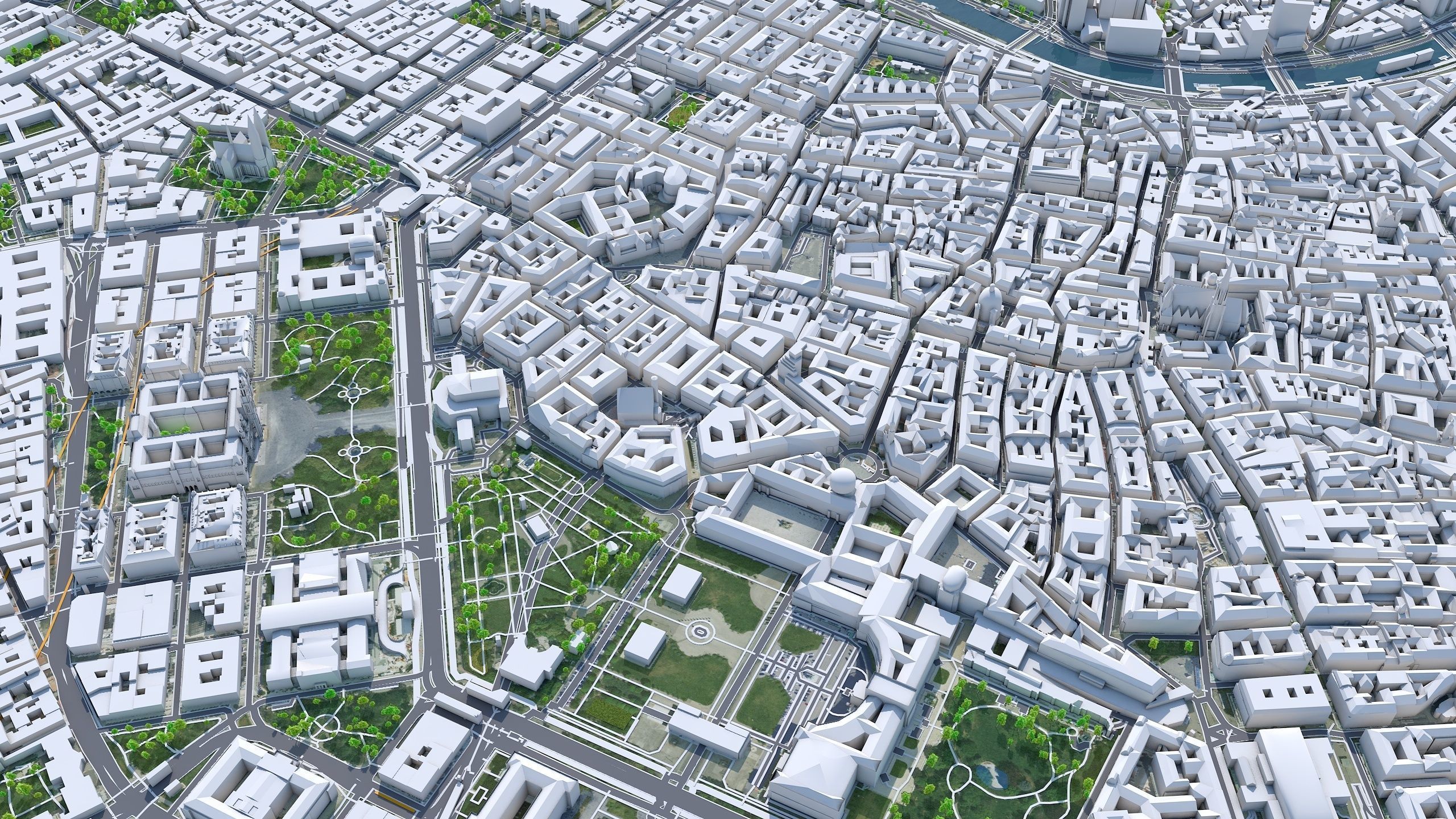 3D model Vienna City in Austria VR / AR / low-poly | CGTrader