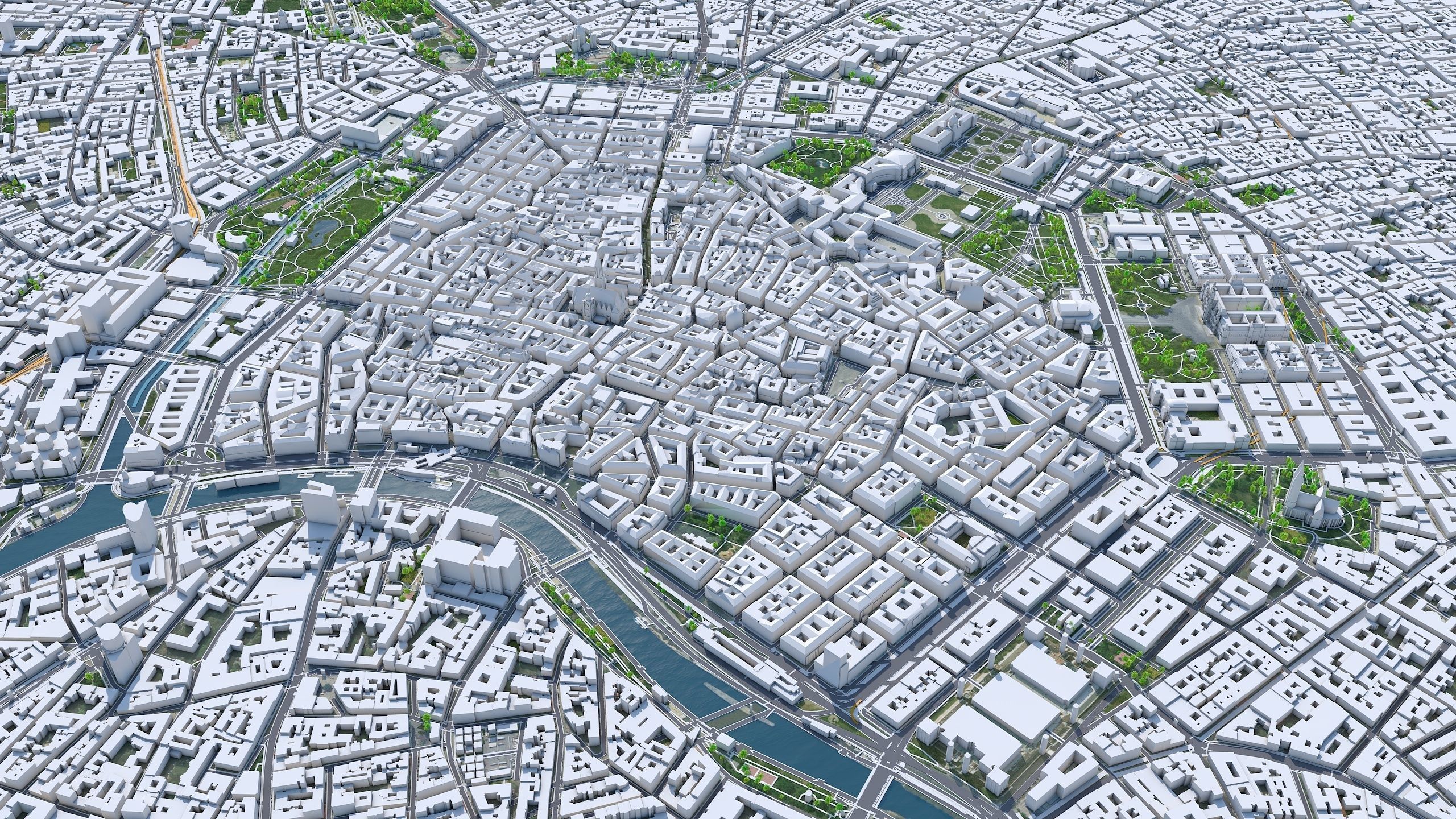 3D model Vienna City in Austria VR / AR / low-poly | CGTrader