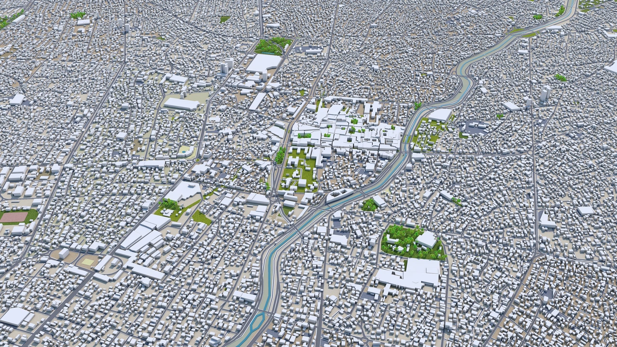 3D model Tabriz city Iran VR / AR / low-poly | CGTrader