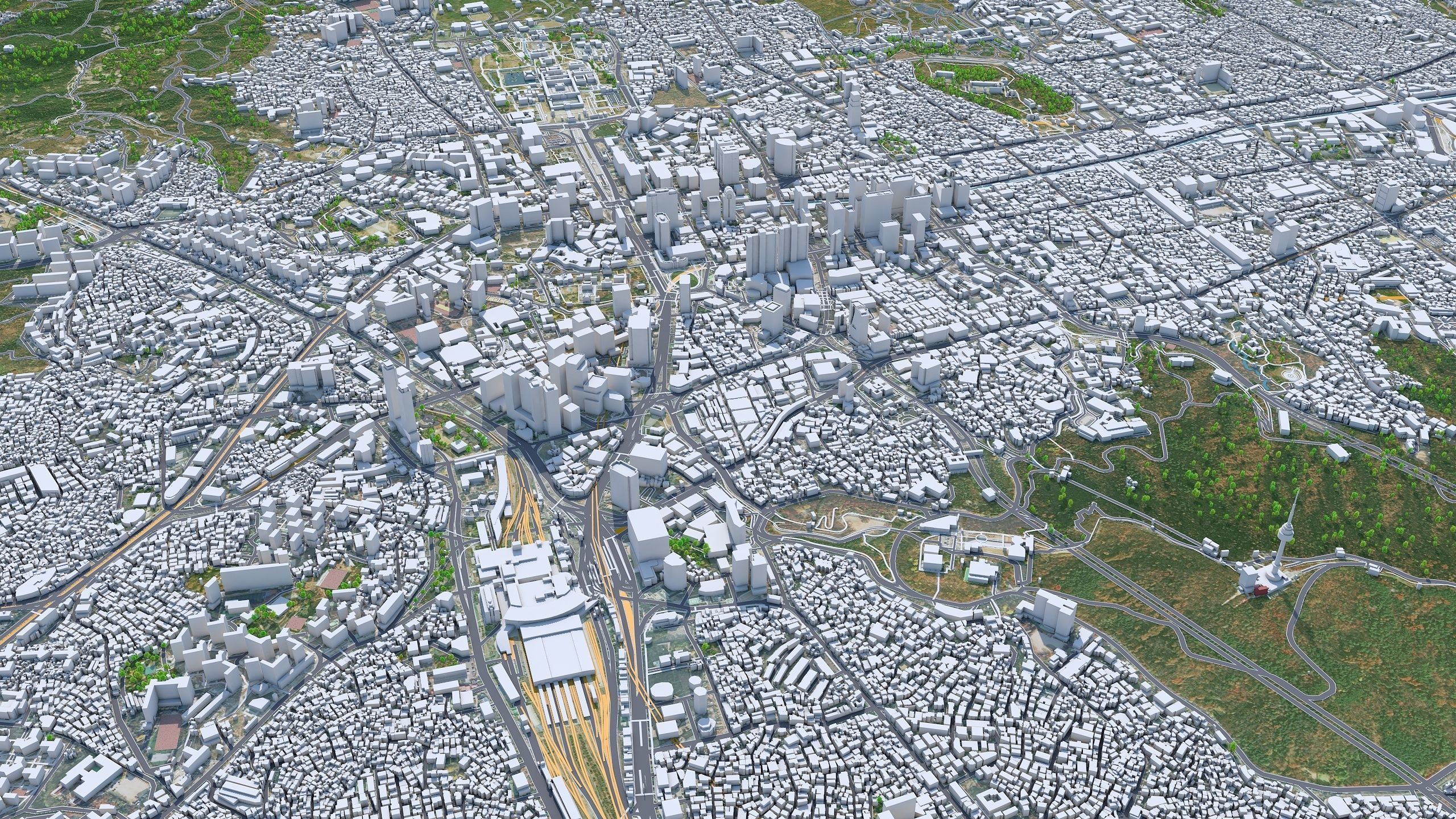 3D model Seoul City in South Korea VR / AR / low-poly | CGTrader