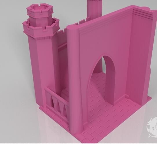 Princess Castle 3D model 3D printable | CGTrader