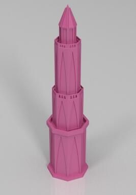Princess Castle 3D model 3D printable | CGTrader