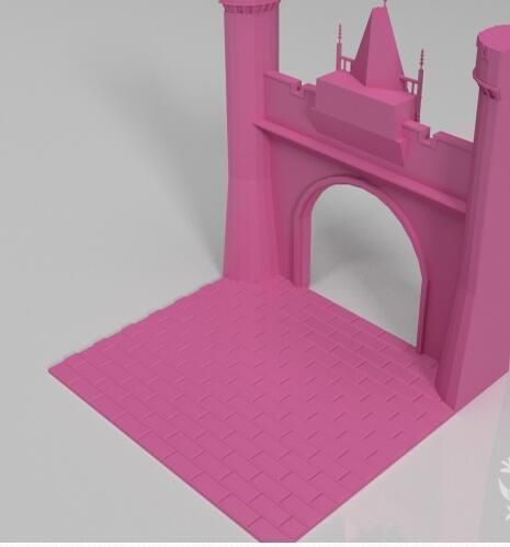 Princess Castle 3D model 3D printable | CGTrader