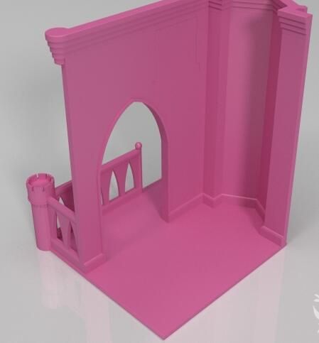 Princess Castle 3D model 3D printable | CGTrader