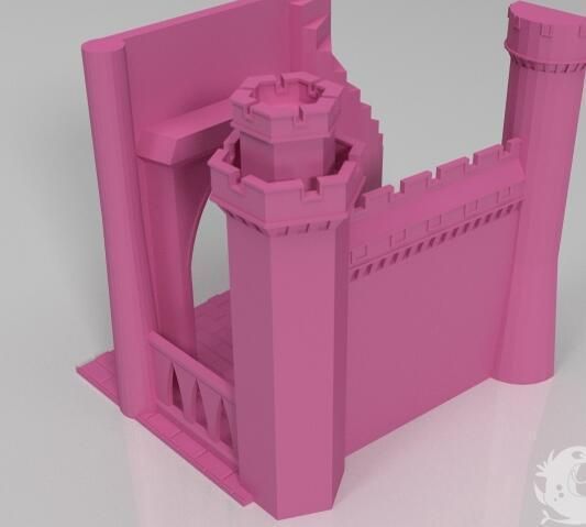 Princess Castle 3D model 3D printable | CGTrader