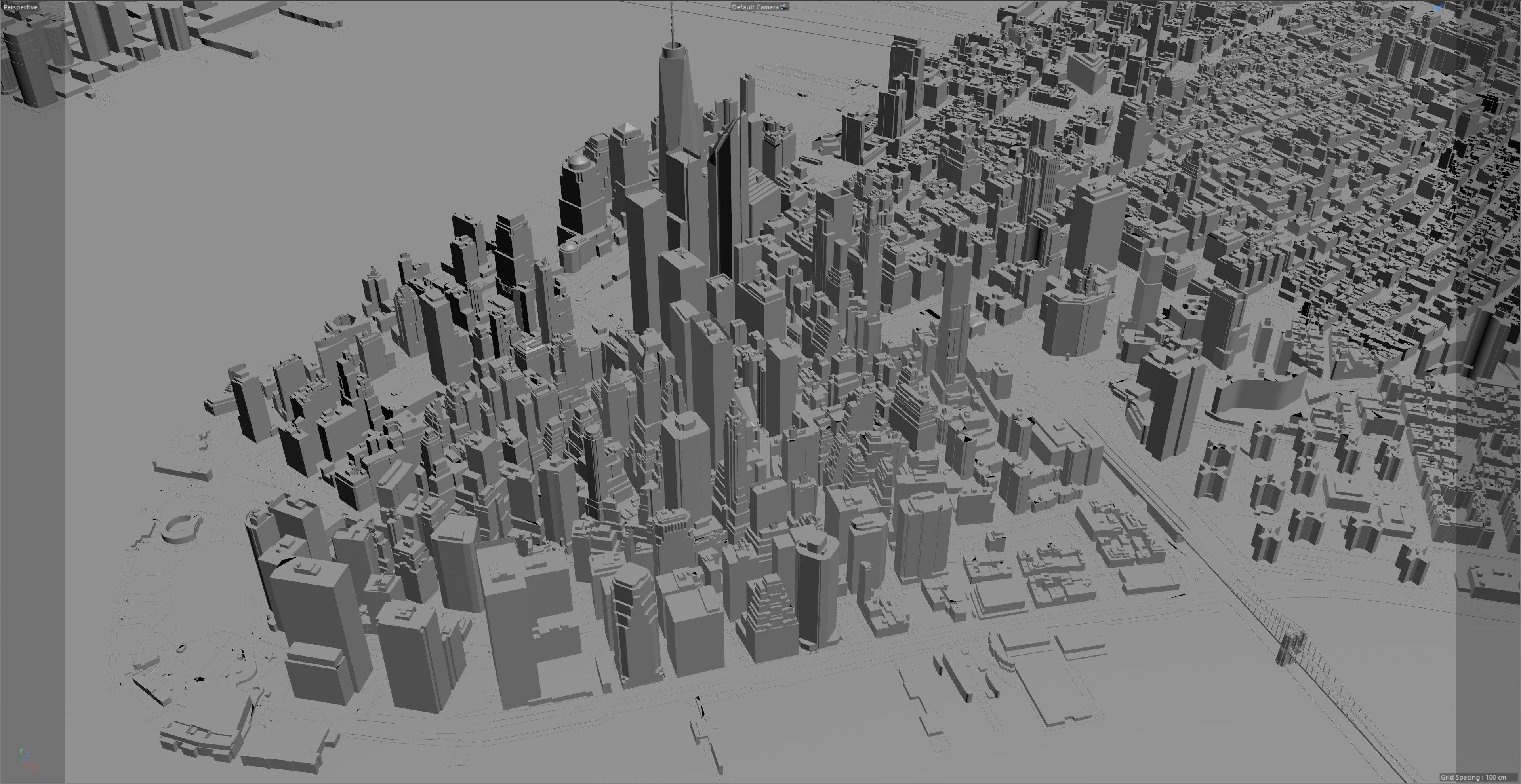 3D model Manhattan in New York USA VR / AR / low-poly | CGTrader
