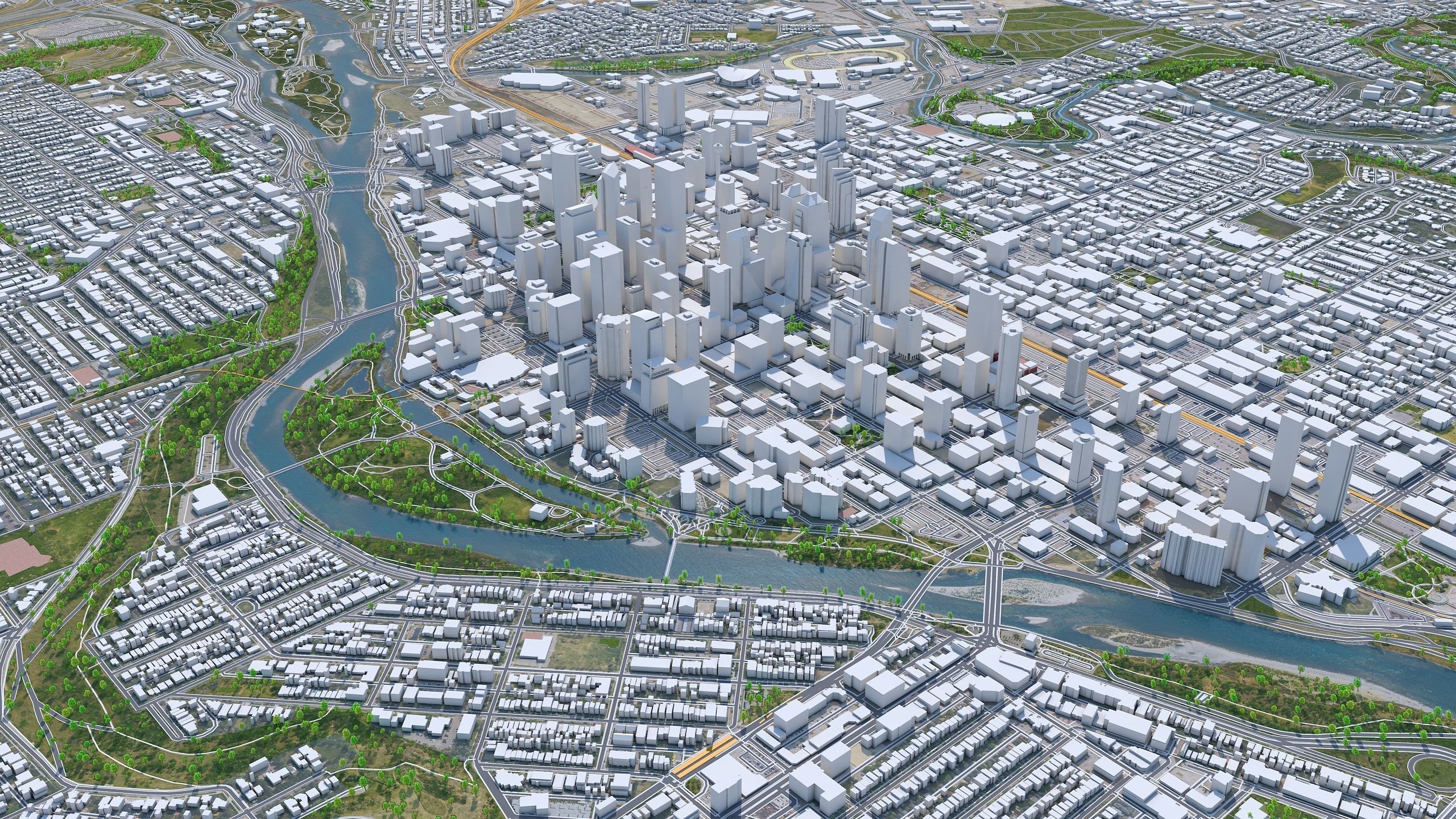 3D model Calgary City Canada VR / AR / low-poly | CGTrader